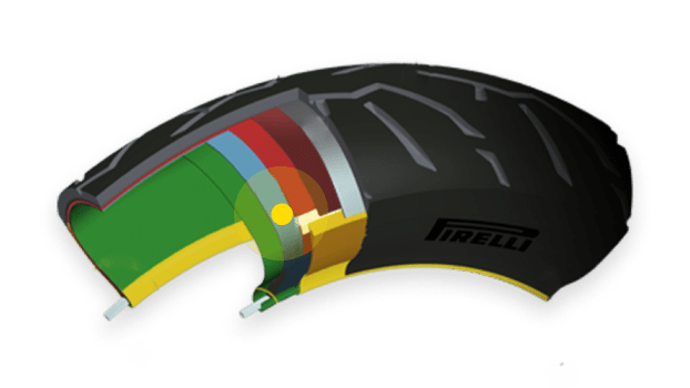How a motorcycle tyre is made: construction and parts | Pirelli